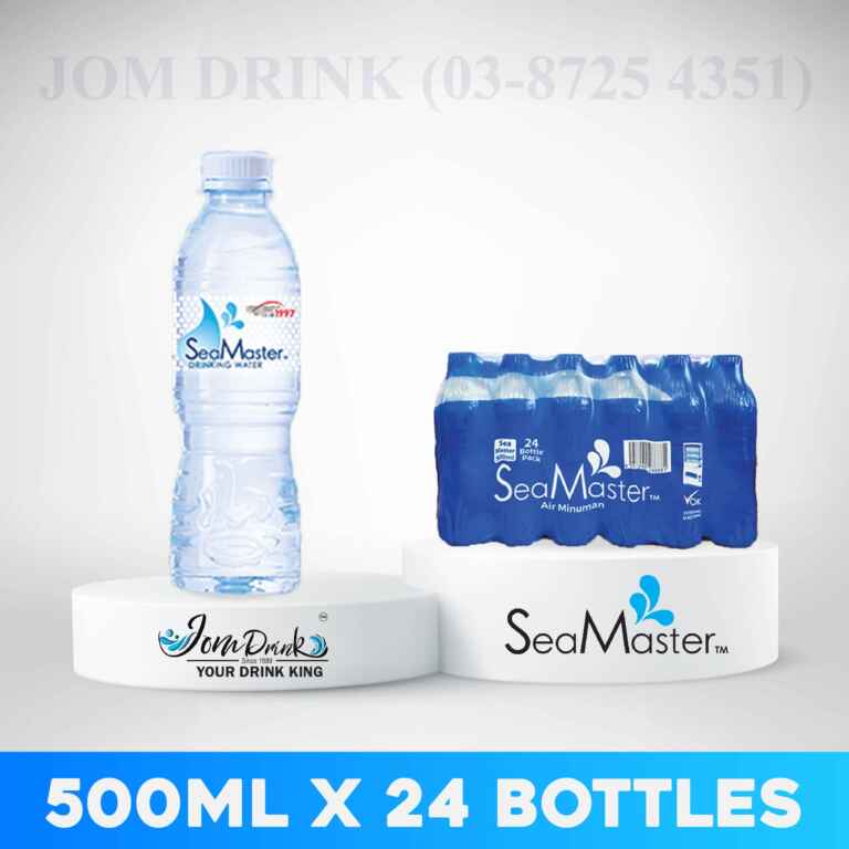 SEAMASTER DRINKING WATER 500ML - Jomdrink @ Persada Dunya @ Mineral ...